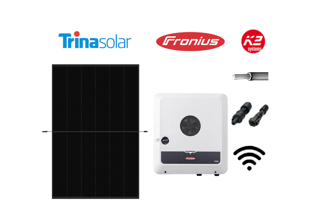 5 kW Fronius PV Anlage mit Modulen und Wechselrichter ☀️